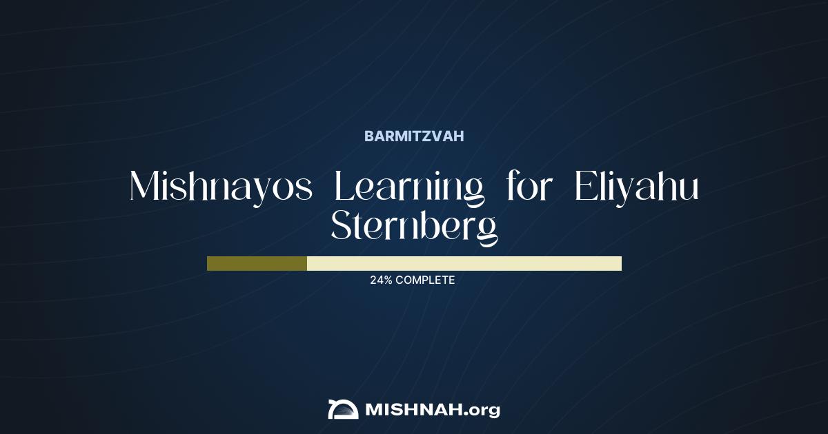 Eliyahu Sternberg Mishnah Learning Chart | Mishnah.org